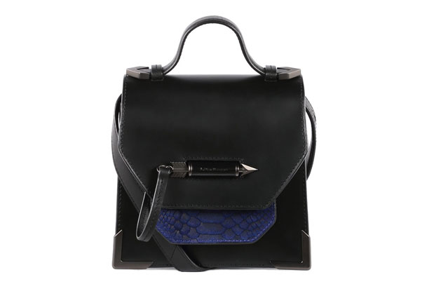 Wanted: this versatile, snake-print embossed handbag from Mackage ...