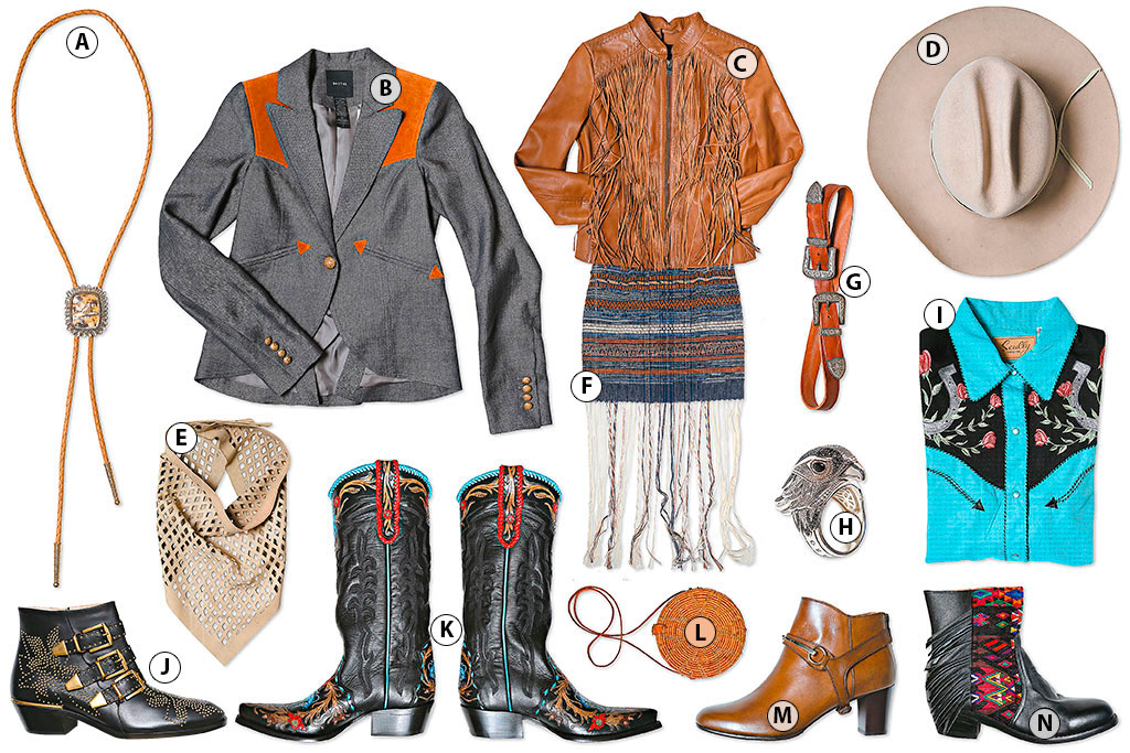 Fashion: Jeanne wrangles up 14 selections from the current western wear ...
