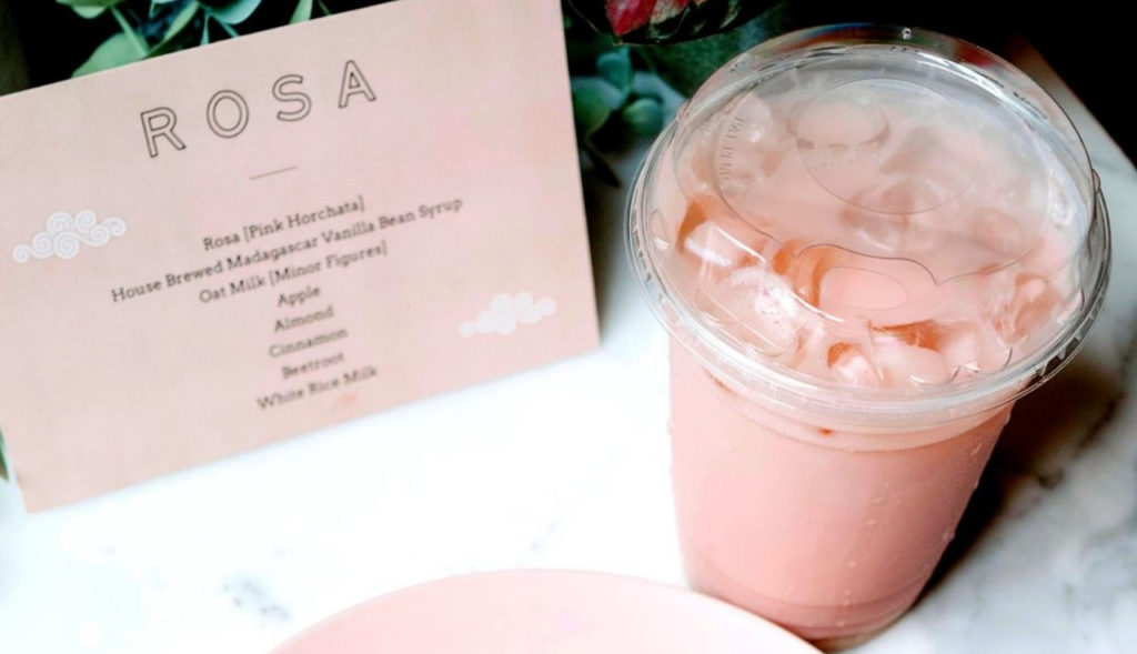 This coffee shop is giving out free iced pink lattes all weekend long ...