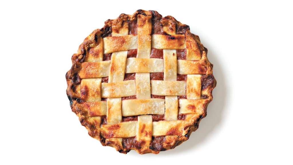 Comedian Colin Mochrie samples the city's best pies for throwing (or ...