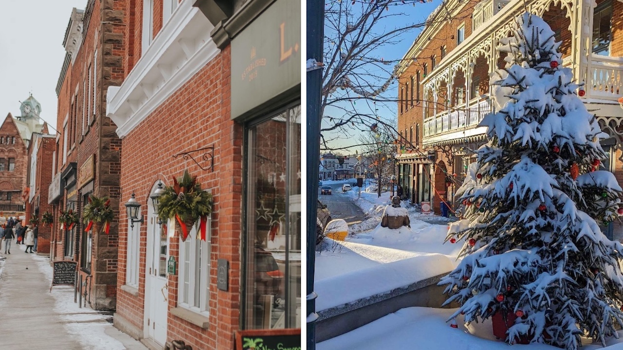 You can visit a real-life Hallmark town a few hours outside Toronto ...