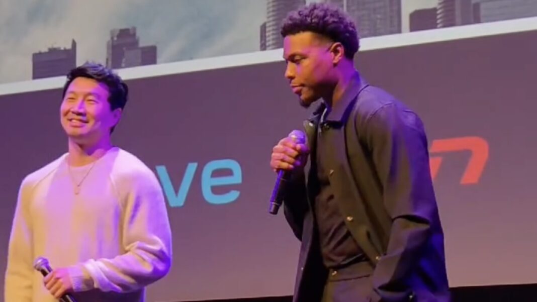 Kyle Lowry and Simu Liu dropped in on a Toronto movie premiere this week - Streets Of Toronto