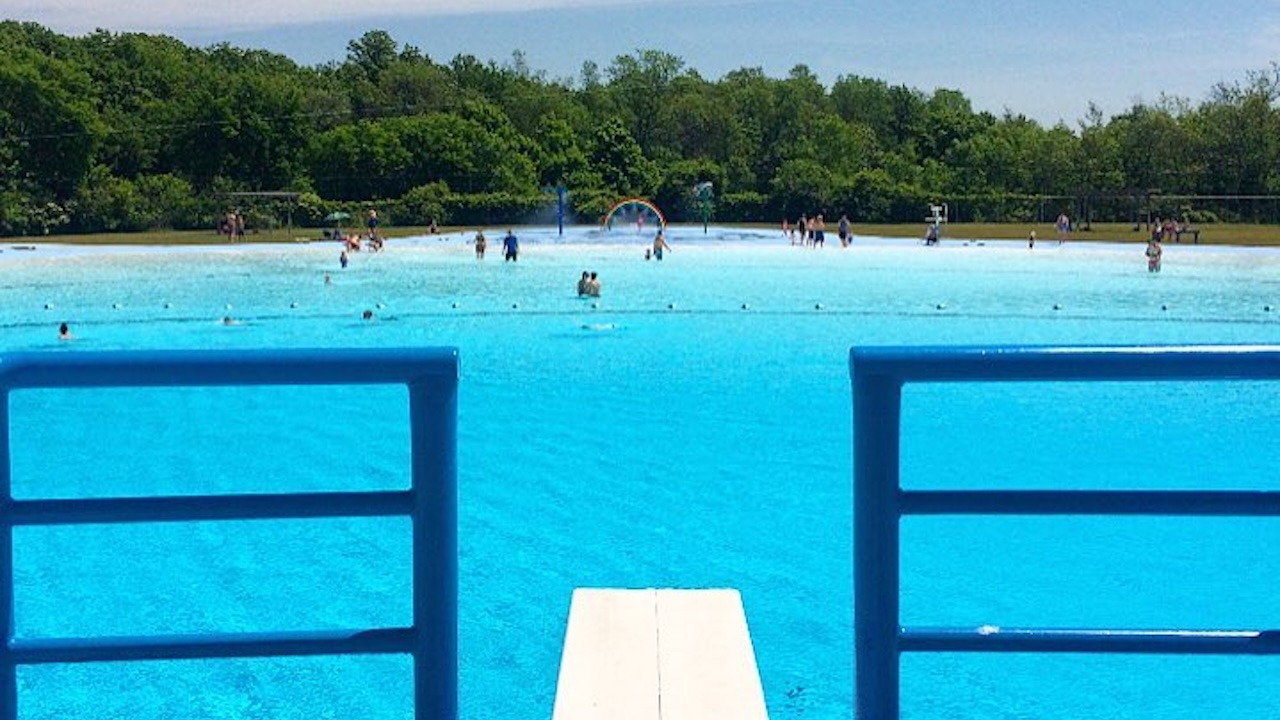 Canada’s largest outdoor swimming pool is just a short drive from ...